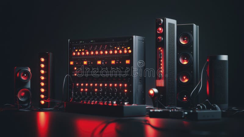 Advanced Audio Processor with Led Indicators Home Studio Product ...