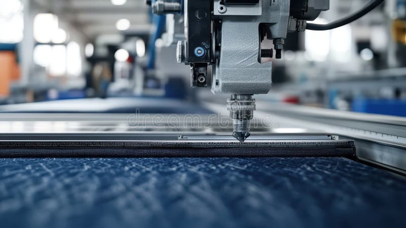 Advanced Automated Fabric Cutting Machine for Optimizing Material Use ...