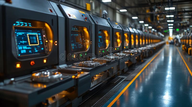 Advanced Automation in a Modern Manufacturing Facility with State-of ...