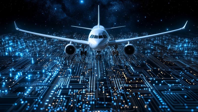 An Advanced Aviation Prototype, with Mechanical Parts Carefully ...