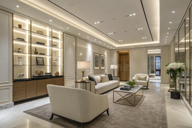 Advanced Background High-end Space Light Simplicity Stock Illustration ...