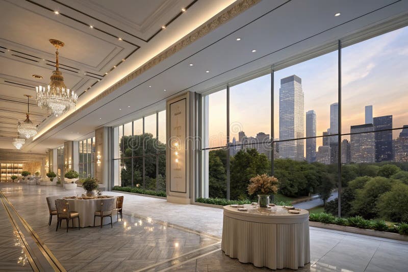 Advanced Background for High-end Venue 3D Render Stock Illustration ...