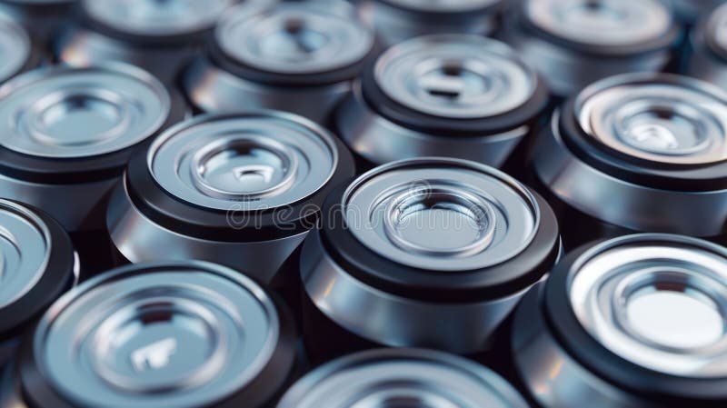 Advanced Battery Technology Showcased in a Close-up of a Lithium-ion ...