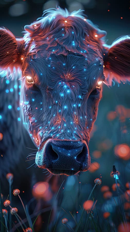 Advanced Beef Farm Where Holographic Bulls and Real Cows Coexist with ...