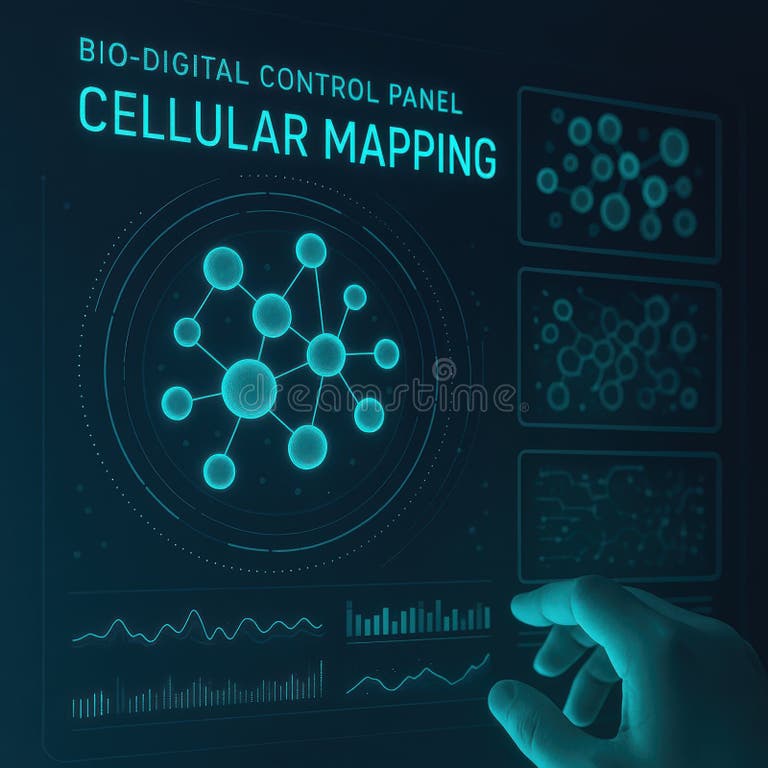Advanced Bio-Digital Control Panel for Cellular Mapping and Data ...