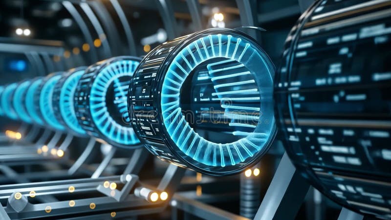 Biocomputer Systems in Advanced Research Facility Showcasing Intricate ...