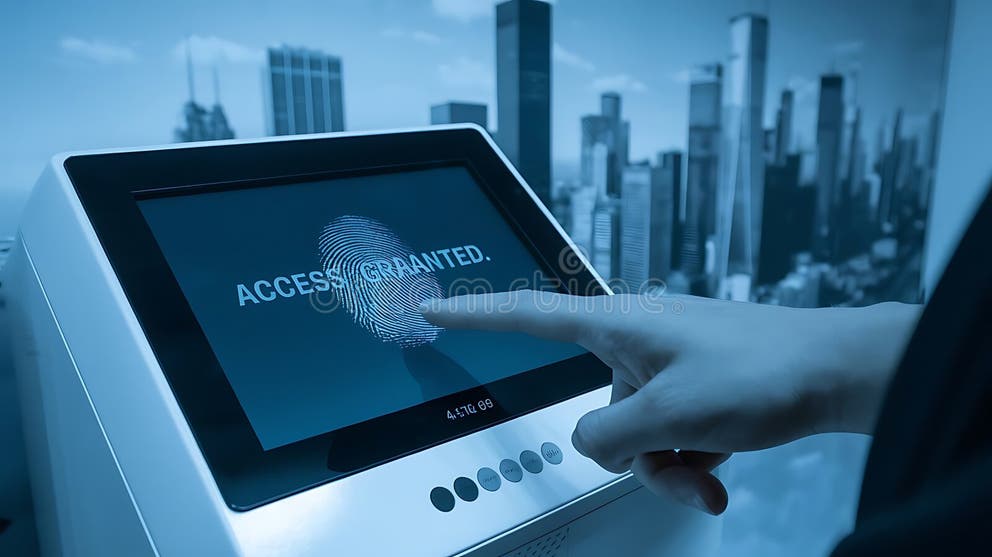 Advanced Biometric Security: the Future of Authentication Stock ...