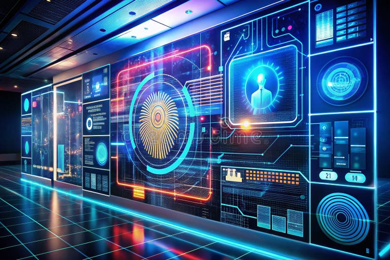 Advanced Biometric Security Holographic Fingerprint Scanning and Data ...