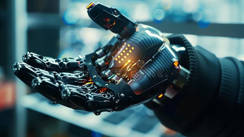 Advanced Bionic Hand Gesturing for Handshake in Laboratory Stock ...