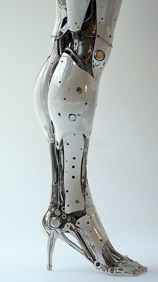 Advanced Bionic Prosthetic Leg Showcasing Futuristic Orthopedic ...
