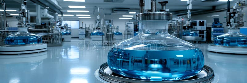 Advanced Biotechnology Laboratory Equipped with Reactors for Chemical ...