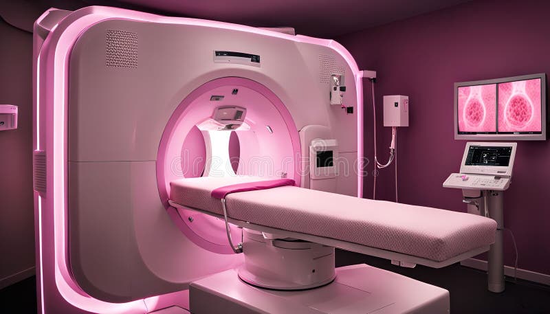 Advanced Breast Imaging Technology Stock Illustration - Illustration of ...