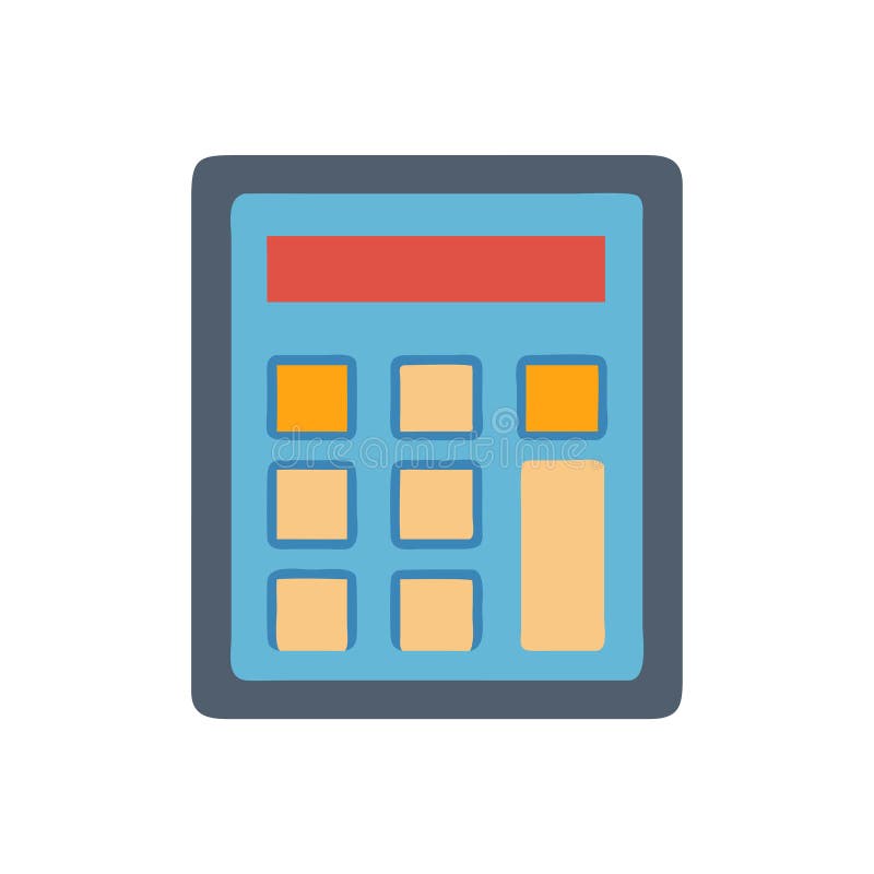 Advanced Calculator Icon stock vector. Illustration of learning - 351933042