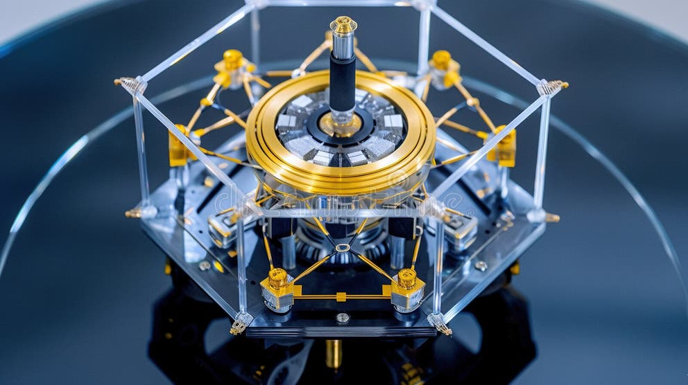 The Advanced Capabilities of a Quantum Computer Processor Unit, Generative AI Stock Illustration ...