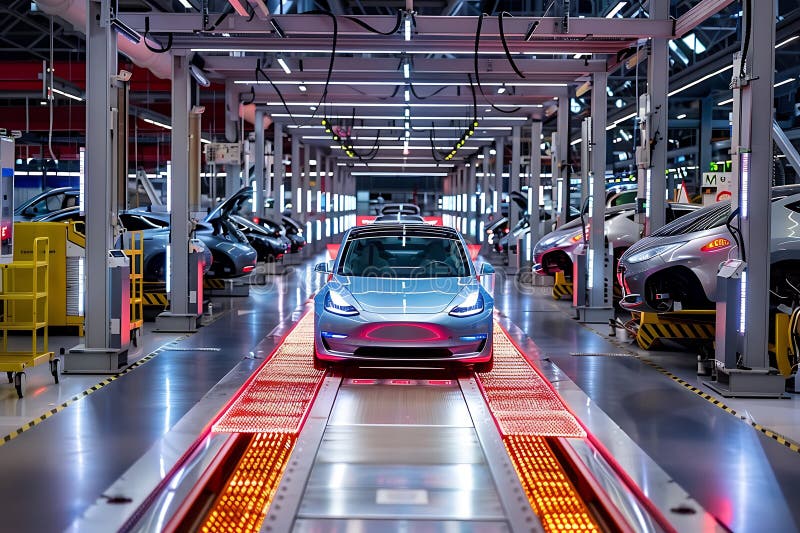 Advanced Car Assembly Industry: Innovations for the Future Stock ...