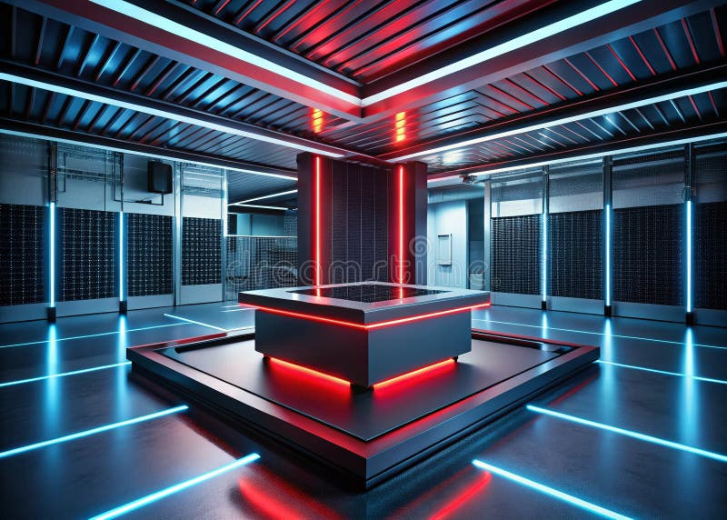 Advanced Carbon Fiber Podium in CuttingEdge Research Laboratory a ...