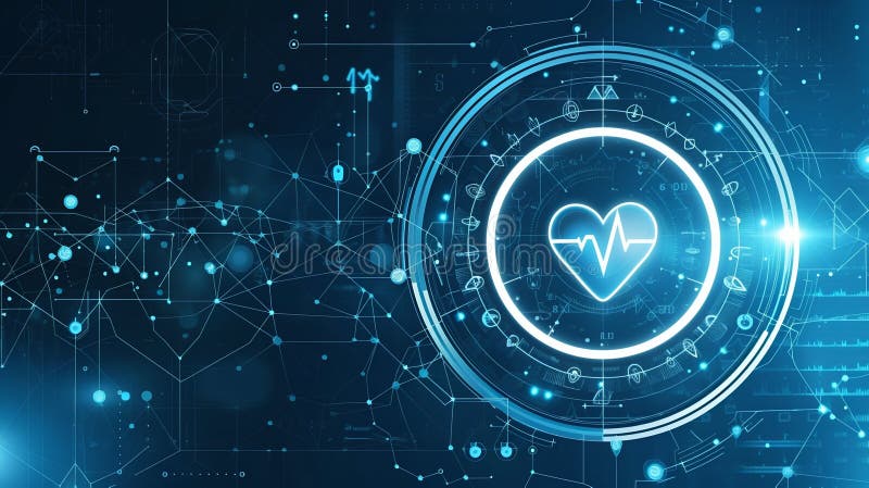 Advanced Cardiology Diagnostics Interface Concept. Generative Ai Stock ...