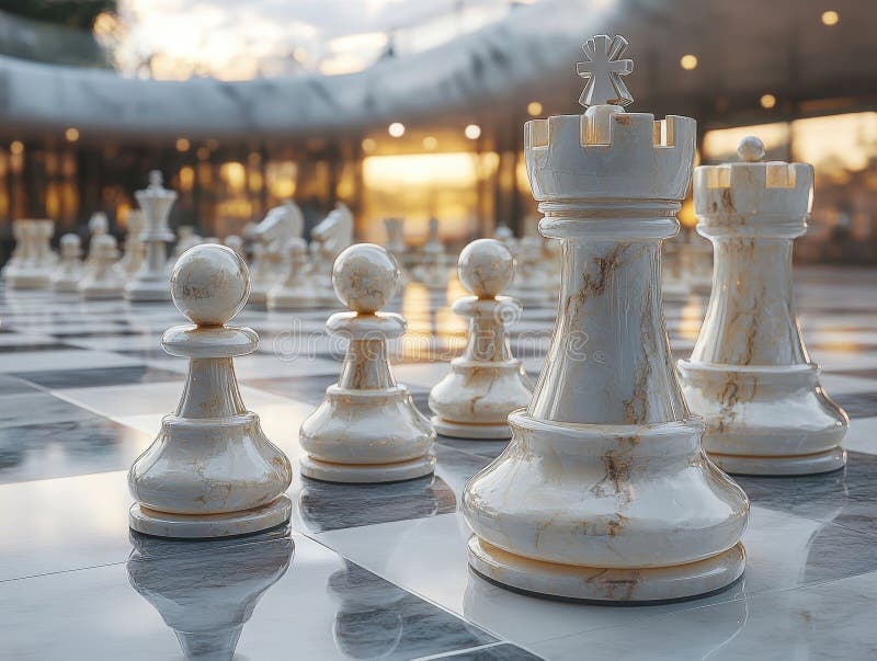 Advanced Chess Tactics Visualization in Conceptual Design Stock ...