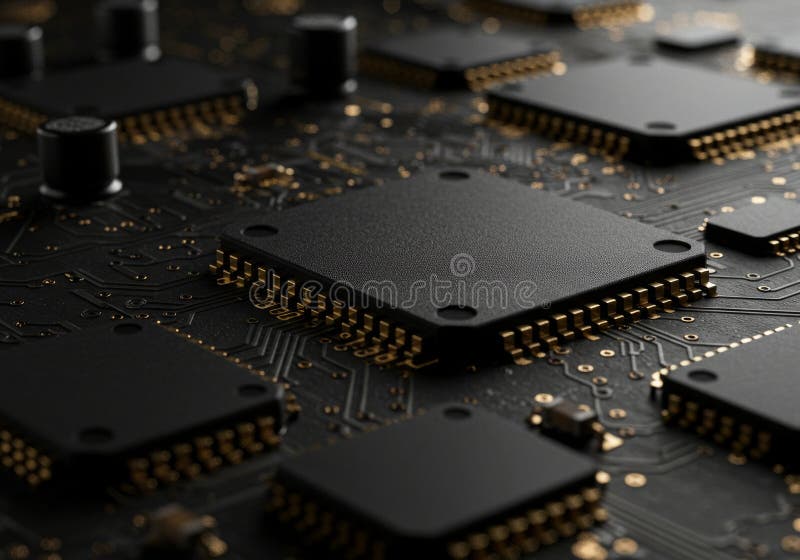 Advanced Circuit Board Technology Microchip Design Hightech Microchips ...