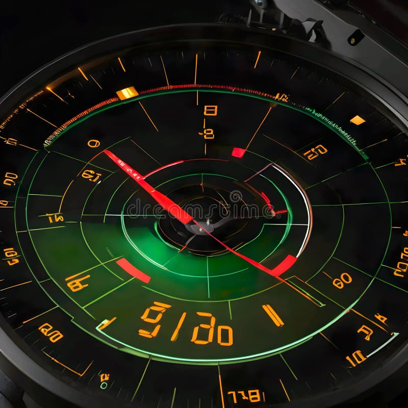 Advanced clock radar-like stock image. Image of like - 291752277