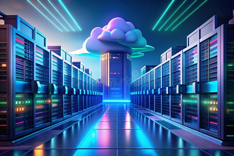 Advanced Cloud Computing Data Center a 3D Visualization of CuttingEdge ...