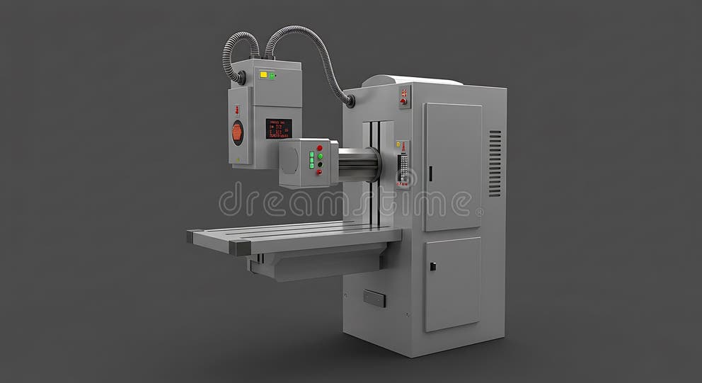 Advanced CNC Milling Machine: Precision Engineering at Its Finest Stock ...