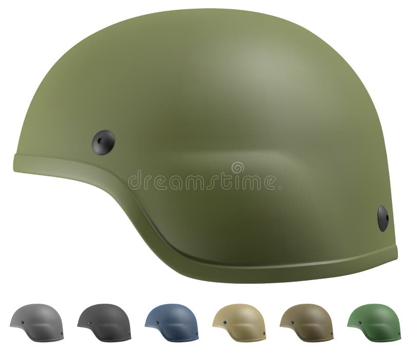 Advanced Combat Helmet stock vector. Illustration of army - 119589563