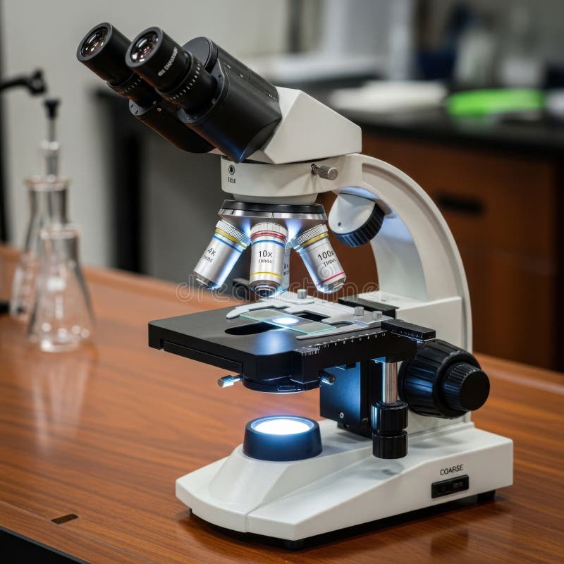 Advanced Compound Microscope for Detailed Scientific Examination and ...