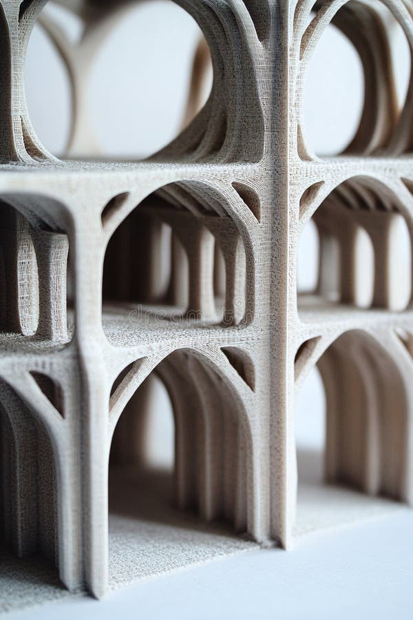 Advanced Computational Design Showing Structural Optimization For 3d