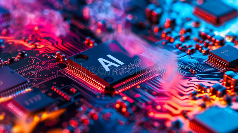 Advanced Computer Processor Chip with AI Acceleration is Burning in ...