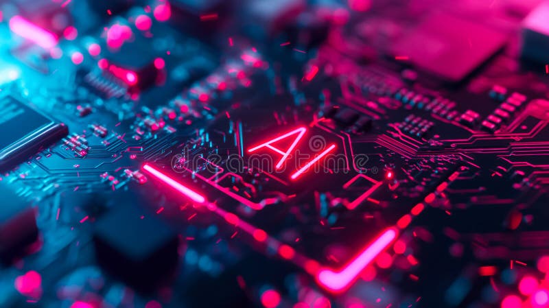 Advanced Computer Processor Chip with AI Acceleration is Burning in ...