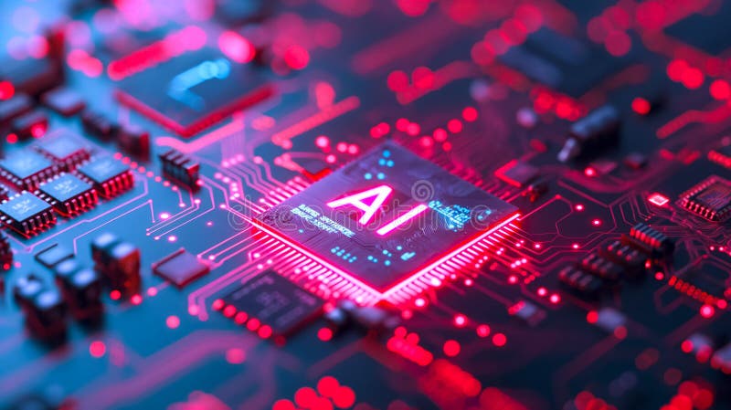 Advanced Computer Processor Chip with AI Acceleration is Burning in ...