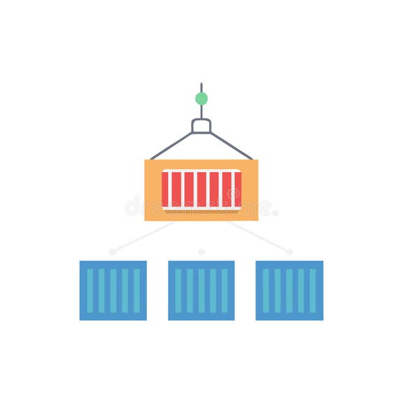 Advanced Containerization Techniques Icon Stock Photo - Illustration of ...