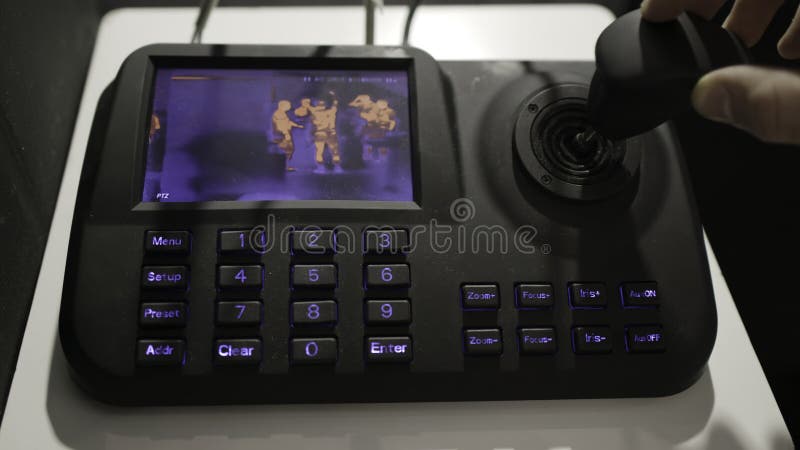 This Advanced Control Console Has a Joystick and Display Screen for ...