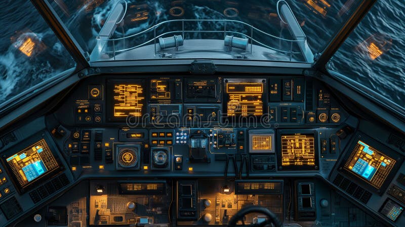 Advanced Control Interface with Multiple Screens and Buttons for ...