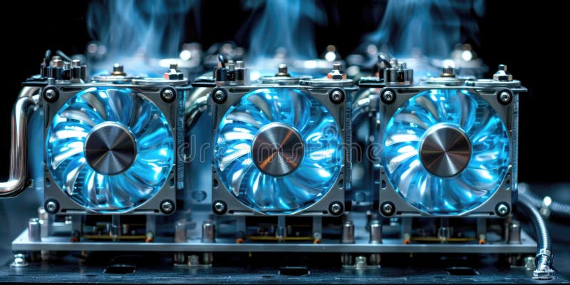 Advanced Cooling System for High-performance Hardware with Blue LED ...