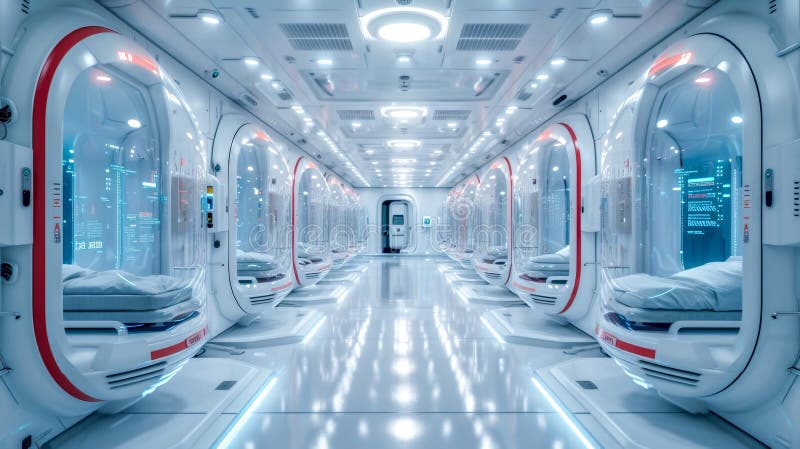 Advanced Cryogenic Storage System with Illuminated Chambers in a Tech ...