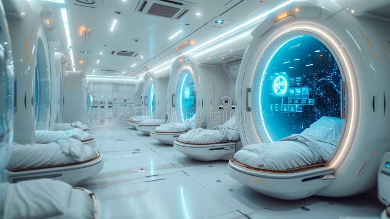 Advanced Cryogenic Storage System with Illuminated Chambers in a Tech ...