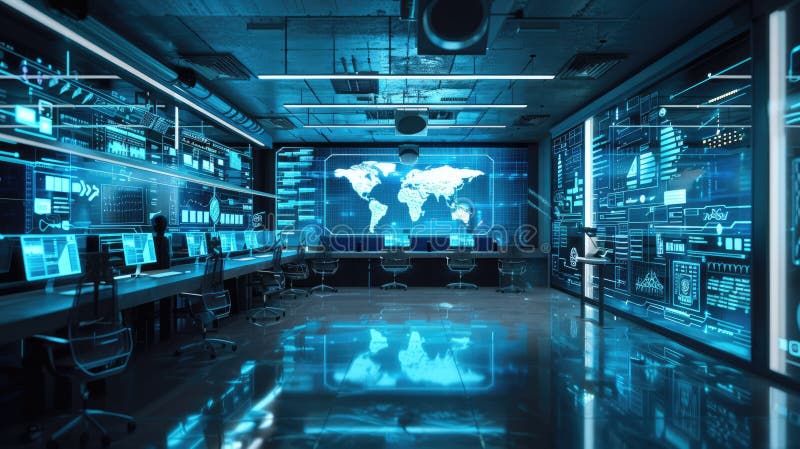 The Advanced Cyber Security Command Center Uses Technology To Monitor ...