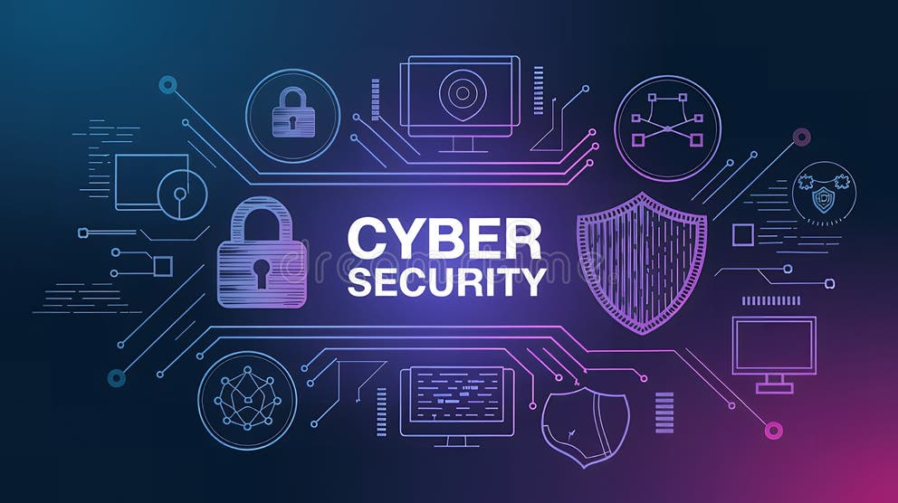 437 Advanced Cyber Security Network Protection Digital Shield Data ...