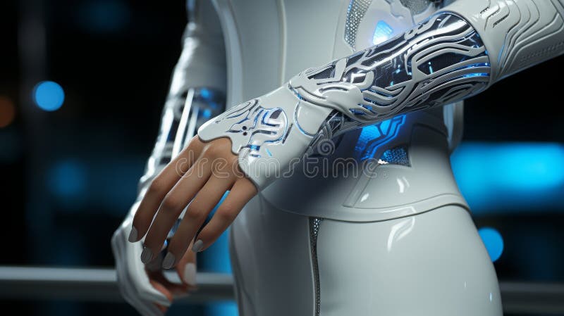 Advanced Cybernetic Limb Production in a High-tech Facility during the ...