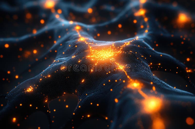 Advanced 3D Neural Network Illustrations: Exploring Big Data Insights ...