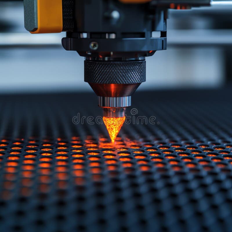 Advanced 3D Printing Technology for Industrial Parts Stock Illustration ...