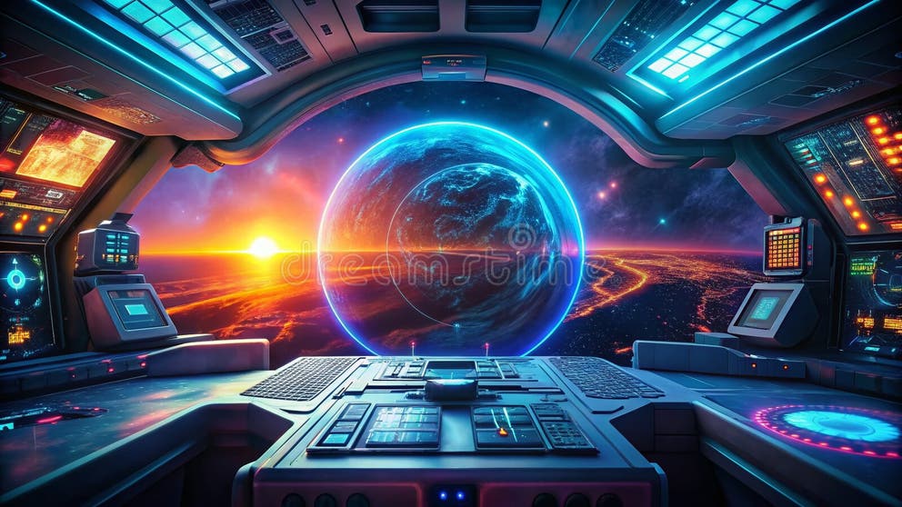 Advanced 3D Silhouette Navigation System for Futuristic Spacecraft a ...