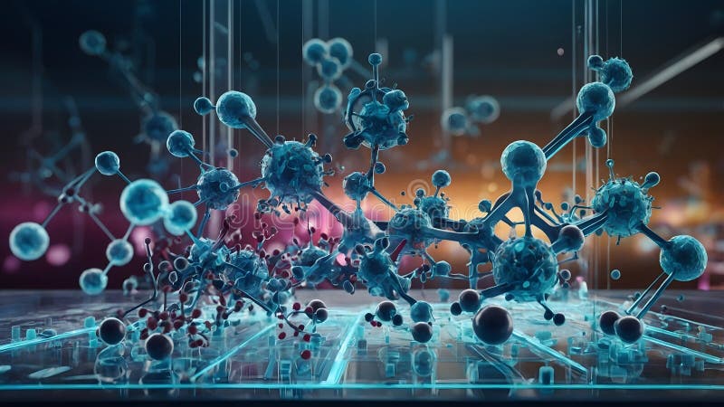 Advanced 3D Visualization of Scientists Studying Molecular Structures ...