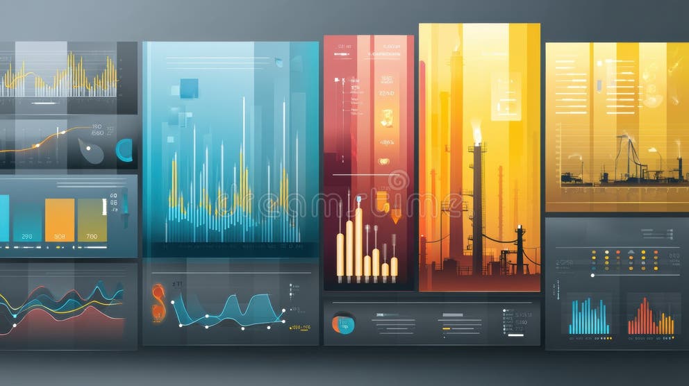 Modern Clean UI Dashboard Showcasing Oil Analytics with Dynamic Graphs ...