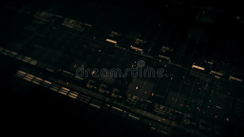 Data Matrix Nexus Advanced Simulation UI Background Stock Illustration ...