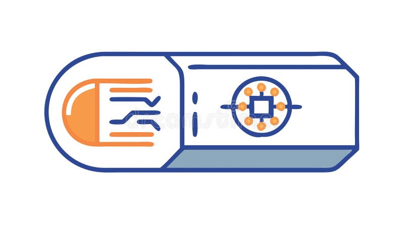 Advanced Data Storage Module, Vector Design Generative AI Stock Vector - Illustration of ...