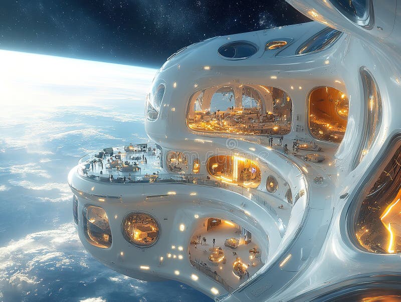 Advanced Deep Space Exploration Spacecraft with Futuristic Design ...