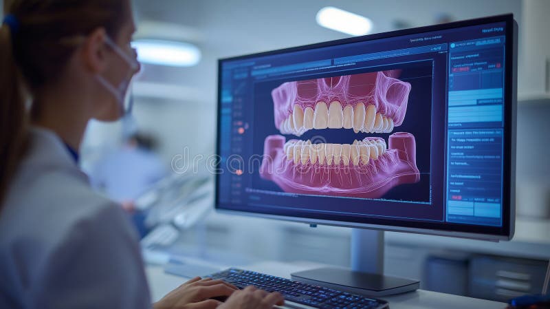 Advanced Dental Scanning Technology Practice Modern Clinic Stock Photos ...